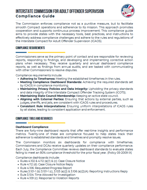 Quick Reference Guides | ICAOS